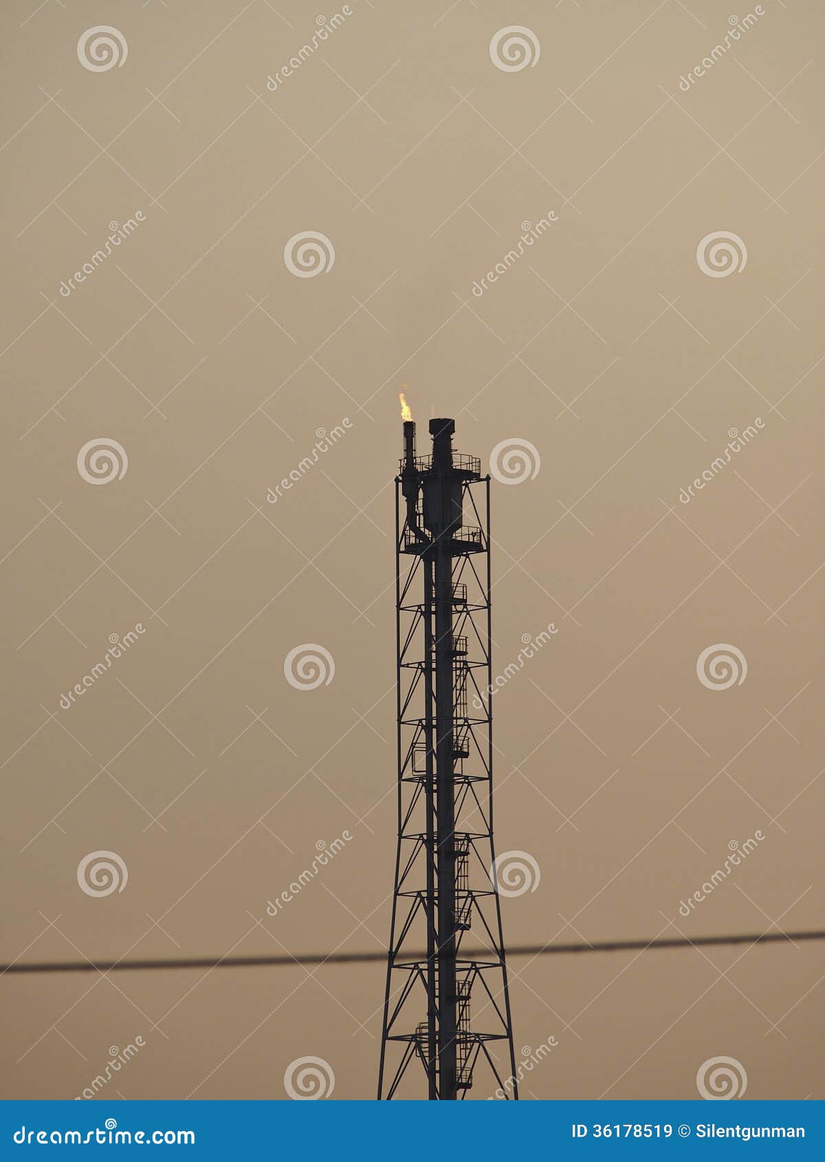 Tower distillation stock image. Image of plant, engineering - 36178519