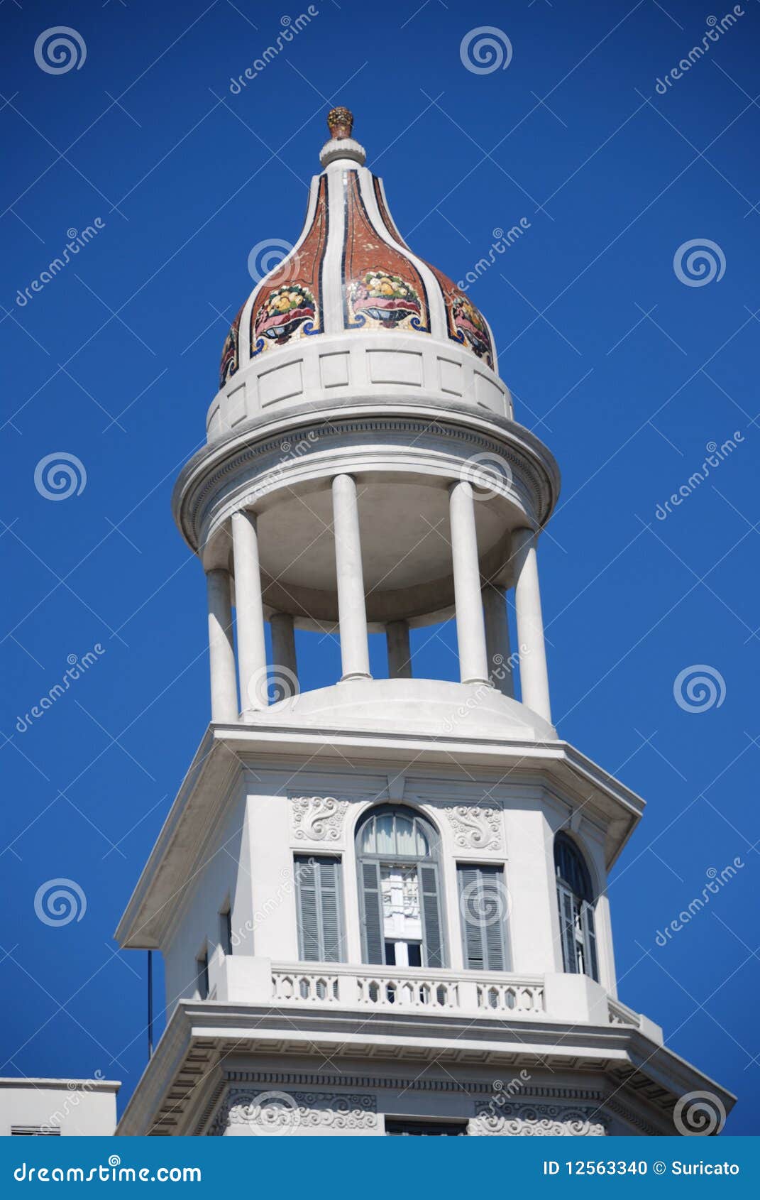 Tower and Dome of Classical Building Stock Photo - Image of urban ...