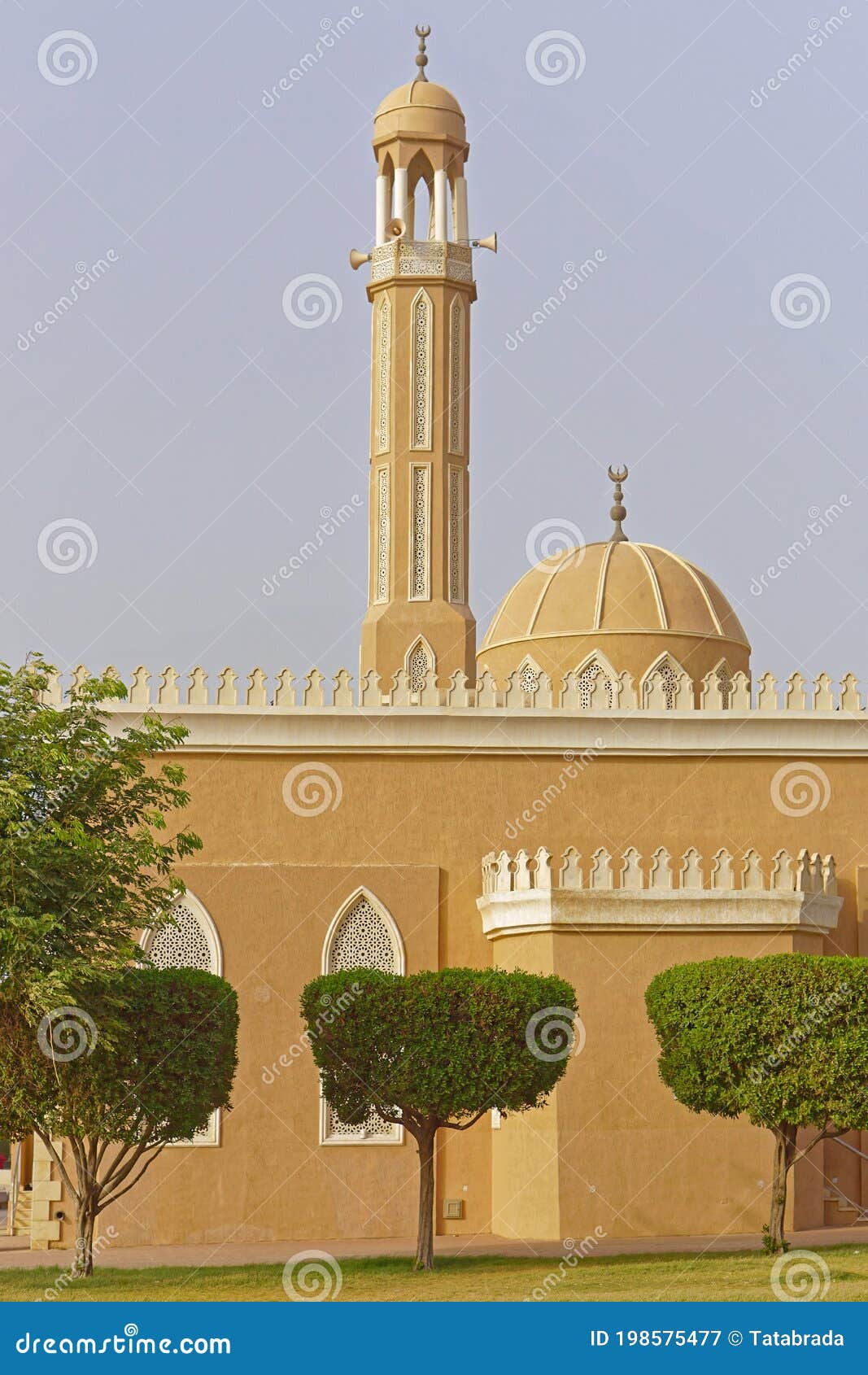 Mosque Kuwait stock image. Image of exterior, architecture - 198575477