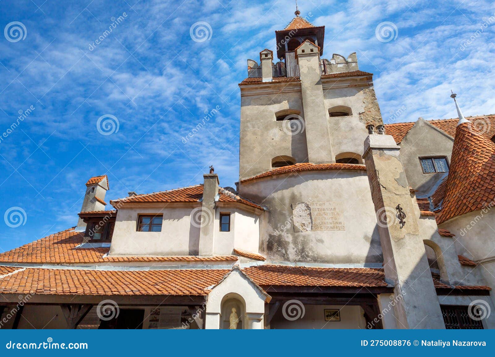 Tower of Dracula Castle in Bran, Romania Editorial Photo - Image of ...