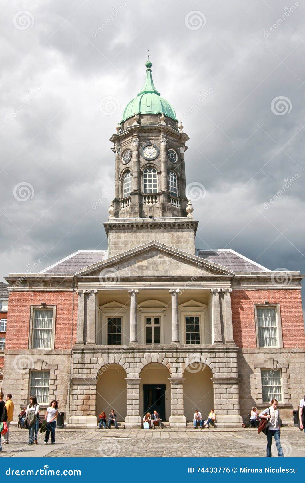 The Tower of Dublin Castle, Ireland Editorial Photo - Image of city ...
