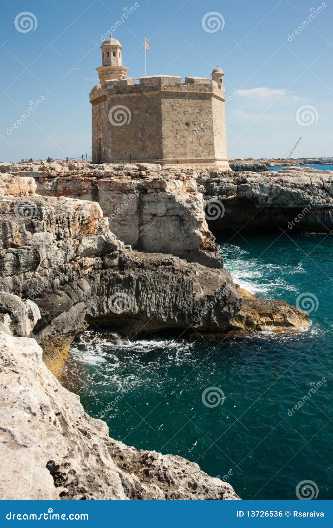 Tower fortress stock photo. Image of coastline, exterior - 13726536
