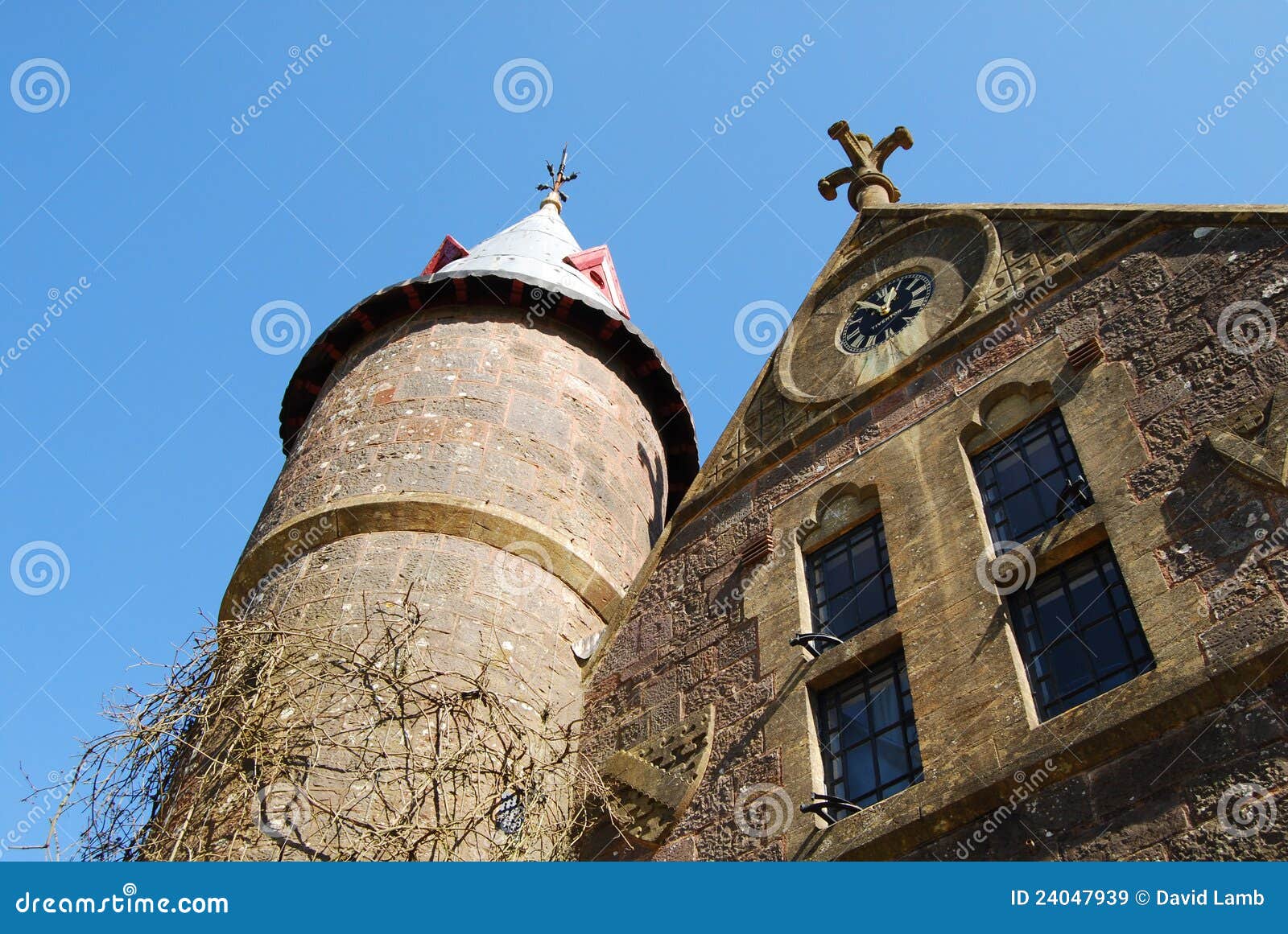 Tower and Gable End stock image. Image of buildings, stone - 24047939