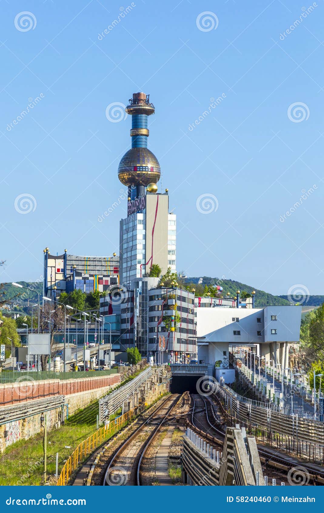 Tower of Garbage-processing Plant in Vienna Editorial Image - Image of ...