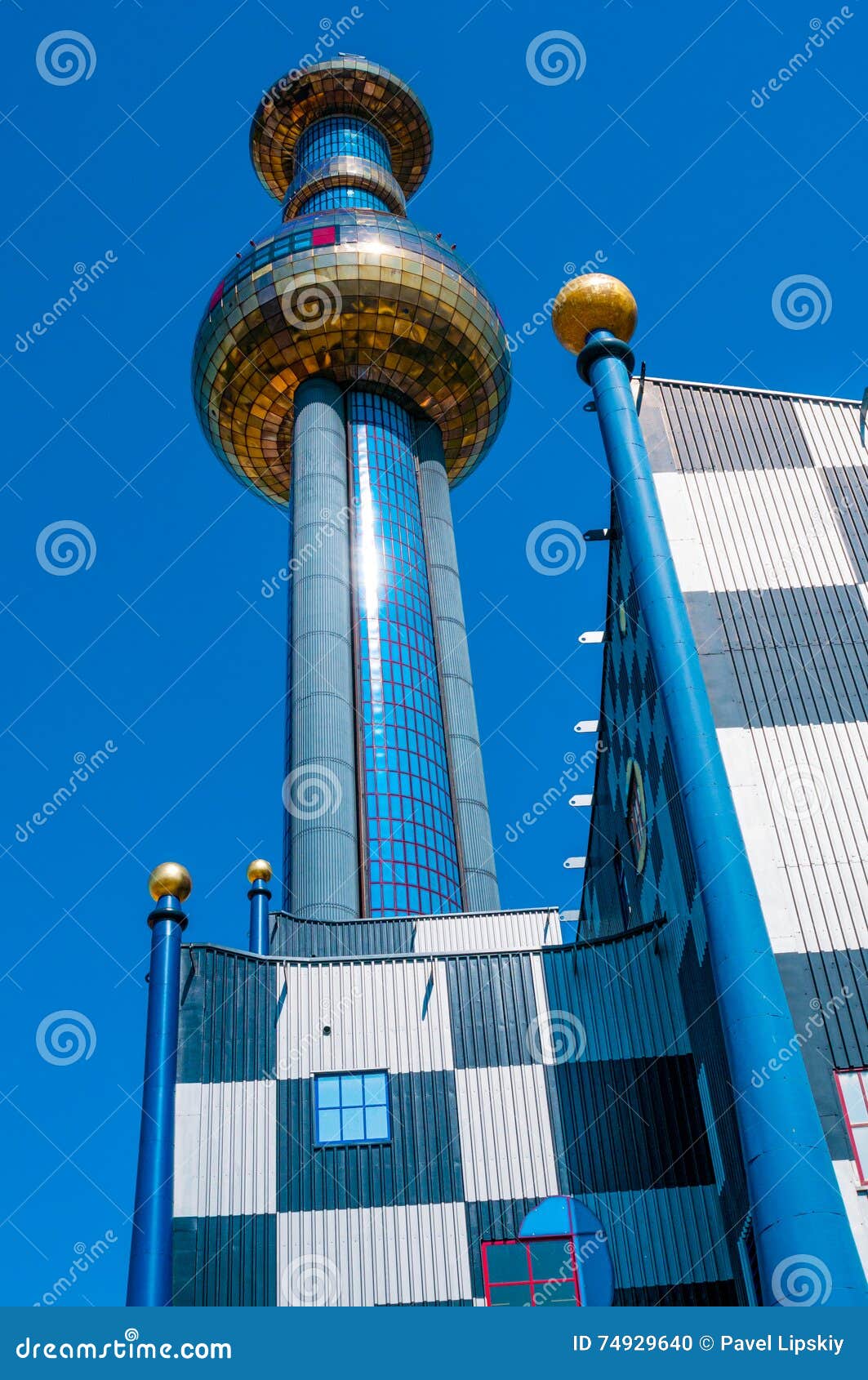 Tower of Garbage-processing Plant in Vienna, Austria. Editorial Image ...