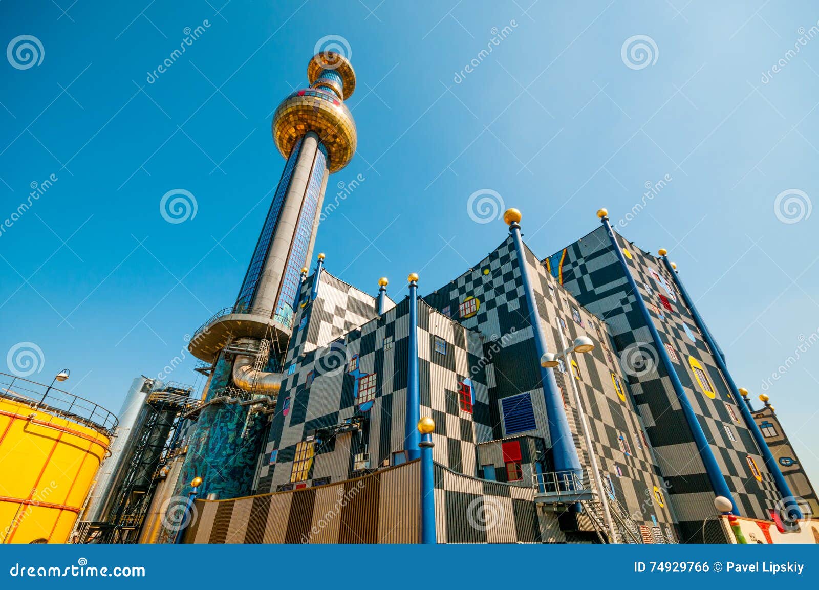 Tower Of Garbage-processing Plant In Vienna Editorial Image ...