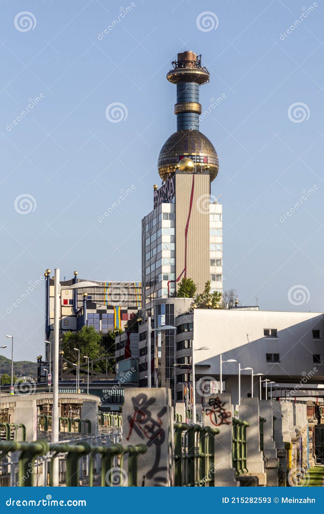 Tower of Garbage-processing Plant in Vienna Editorial Stock Photo ...
