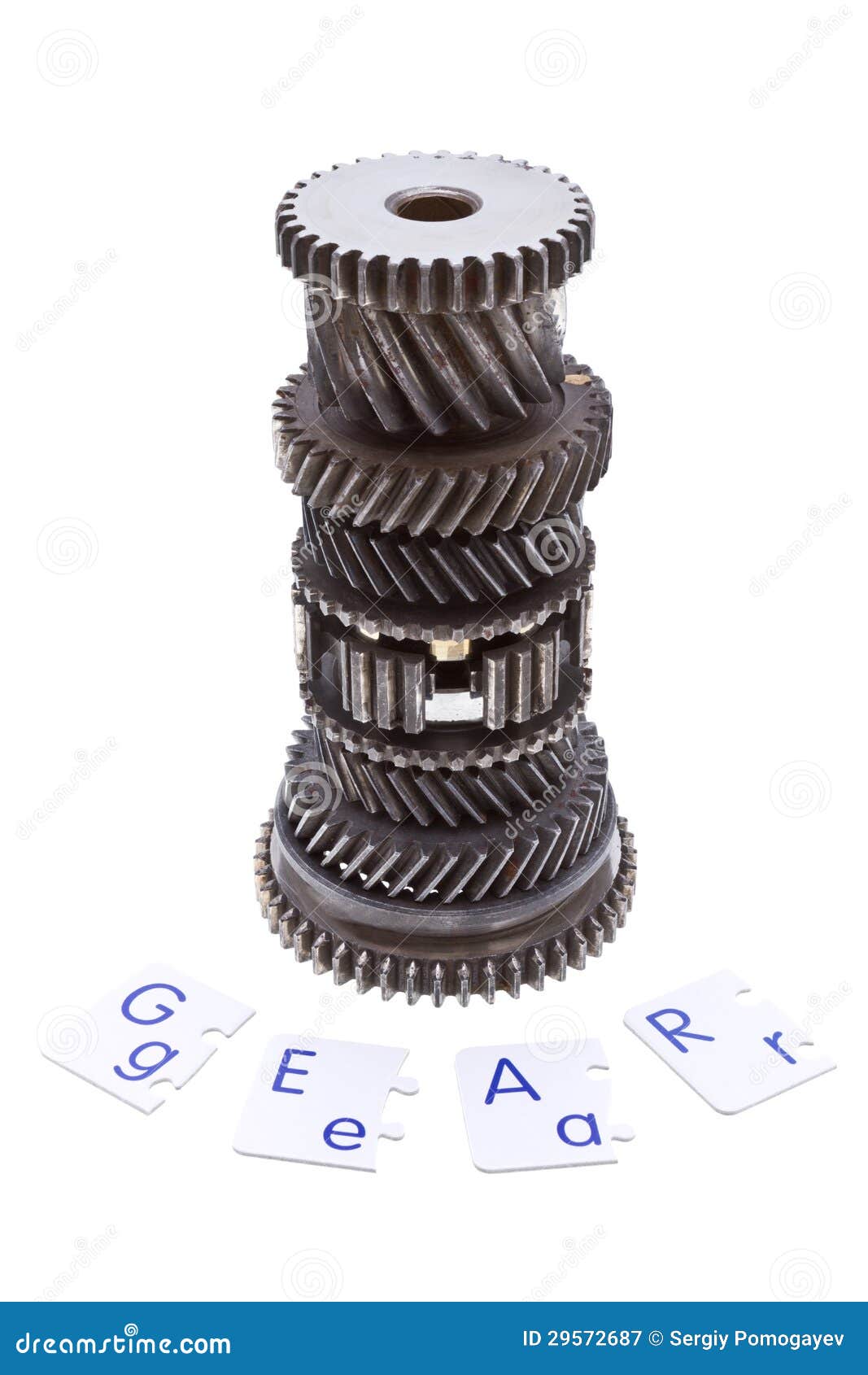 Tower of gears stock image. Image of gear, mechanical - 29572687