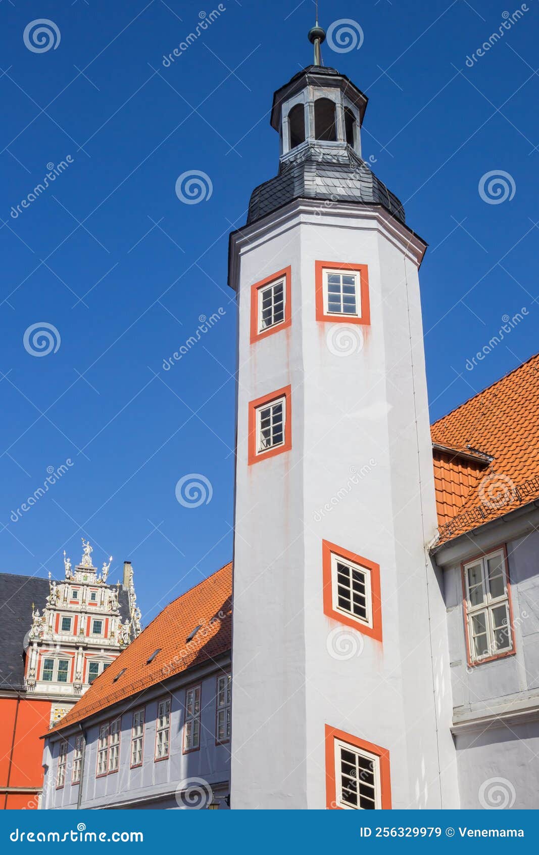 Tower of the Historic University in Helmstedt Editorial Stock Image ...