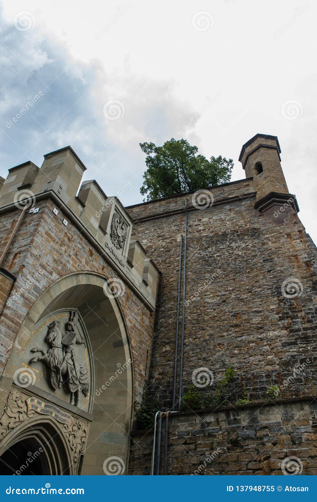 Guardian Of Hohenzollern Castle, The Residence Of The Former Royal ...