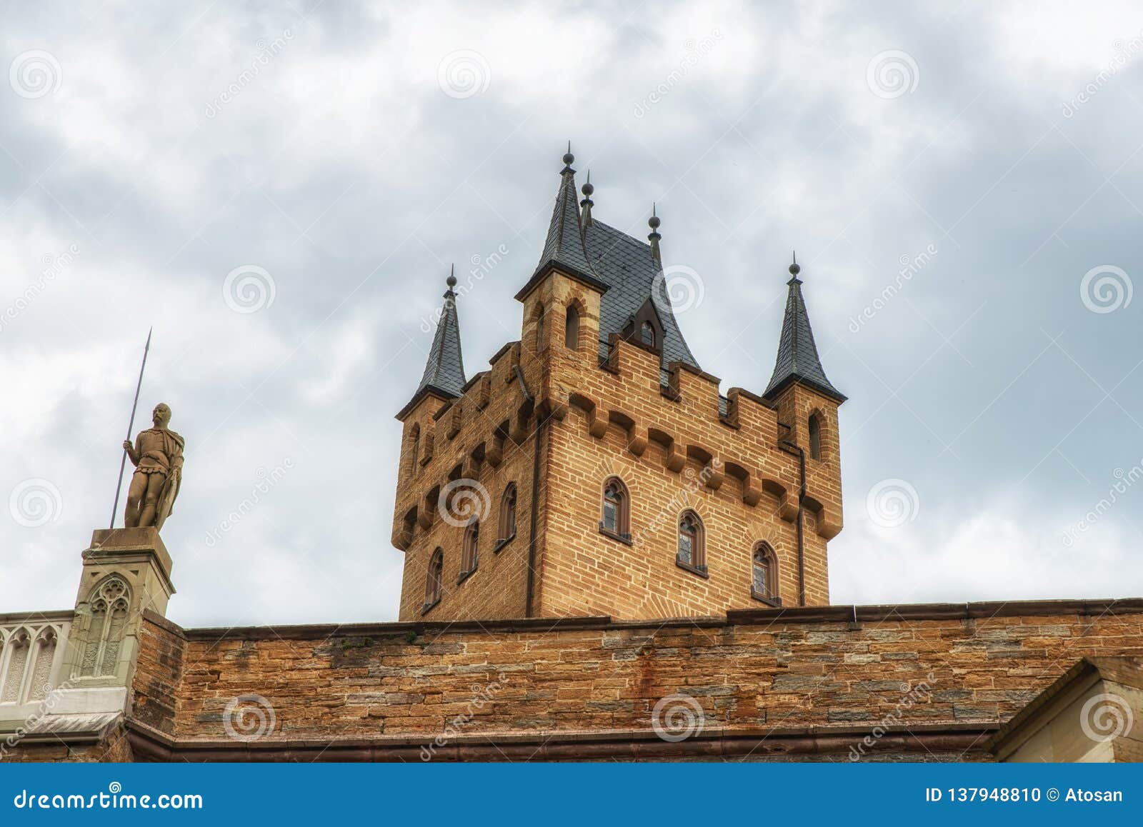 Guardian Of Hohenzollern Castle, The Residence Of The Former Royal ...