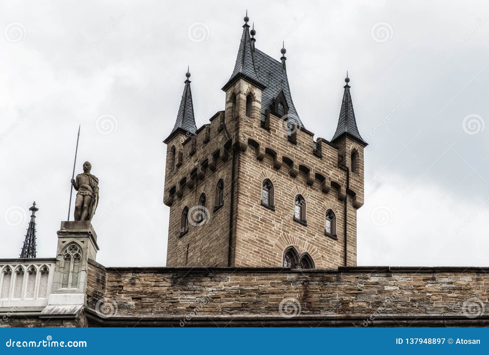 Guardian Of Hohenzollern Castle, The Residence Of The Former Royal ...