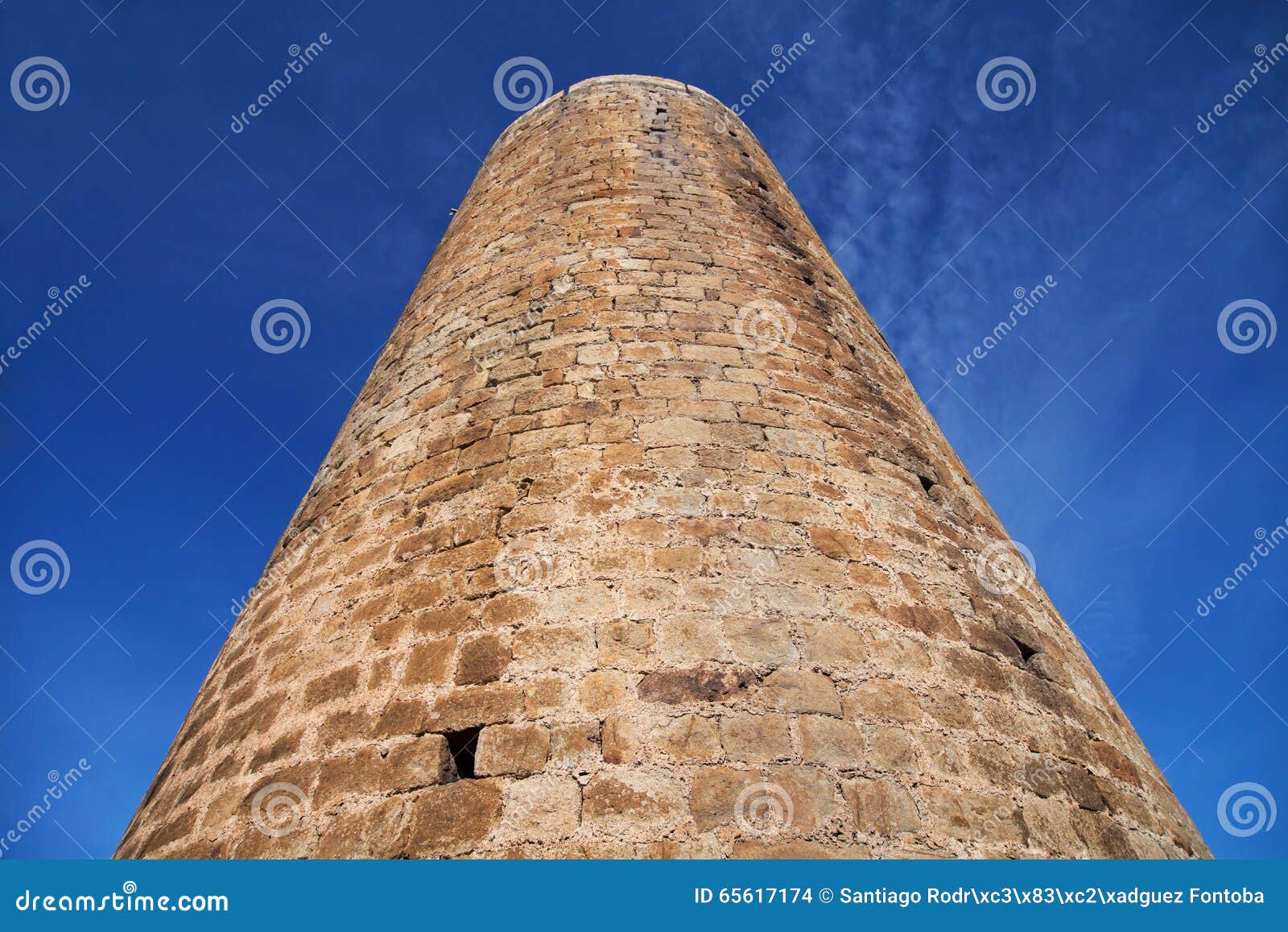 Tower of the Hours stock photo. Image of stone, catalan - 65617174