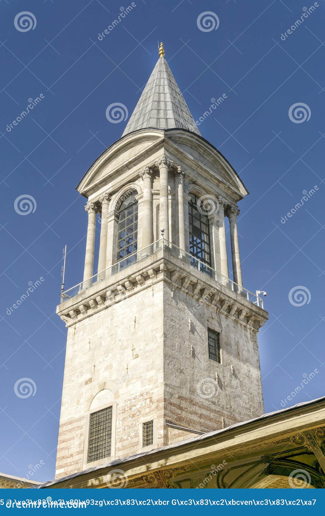 Tower of Justice at Topkapi Palace, Istanbul, Turkey Stock Image ...