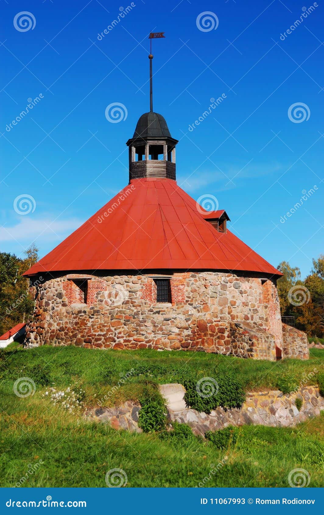 Korela Fortress. The Spire Of The Fortified Watchtower With A Weather ...