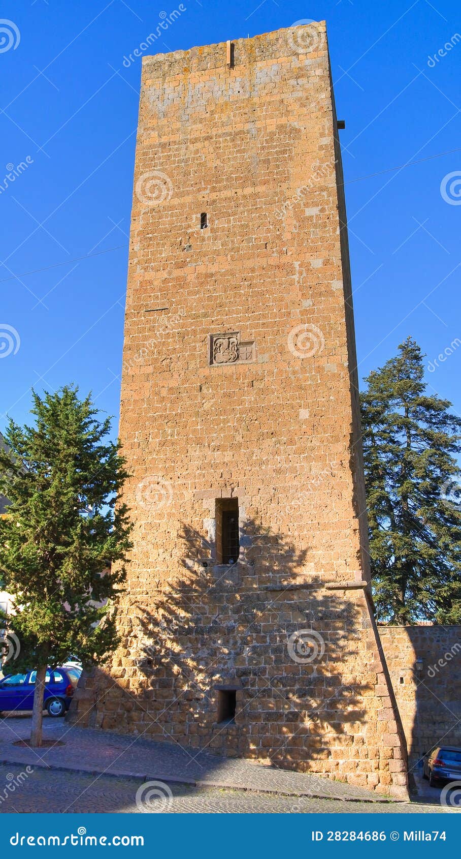 Tower of Lavello. Tuscania. Lazio. Italy Stock Photo - Image of outside ...