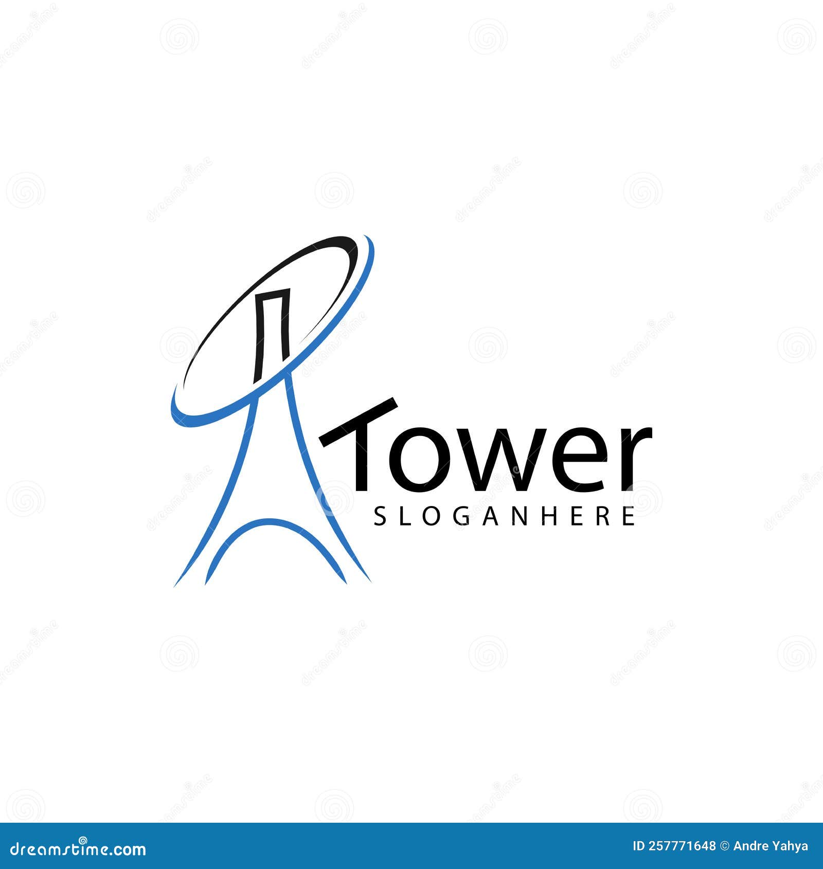 Tower Logo Symbol Vector Icon Design Illustration Template. Stock ...