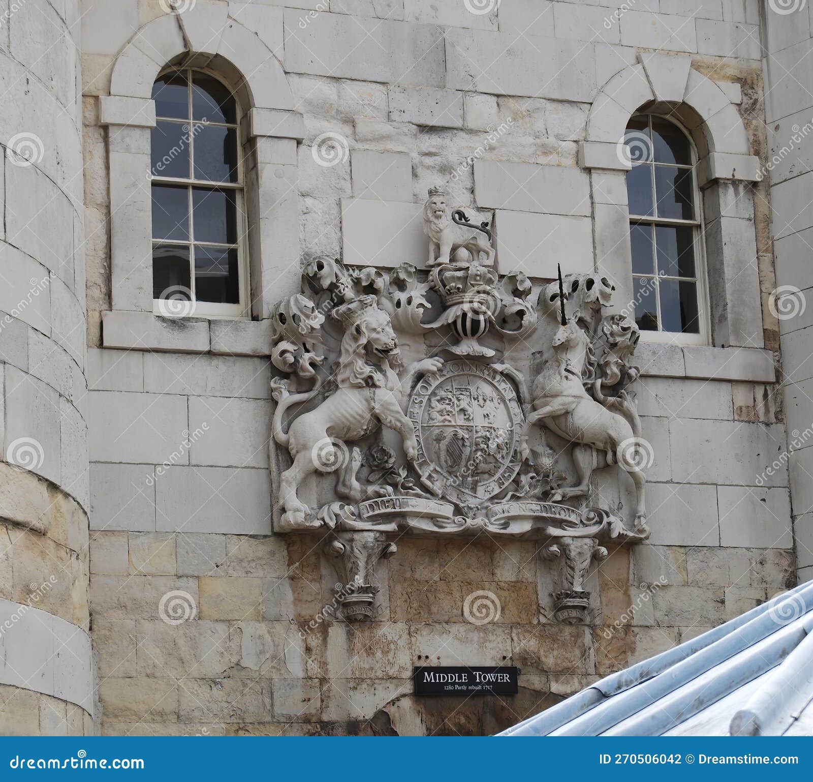 The Tower of London. the Middle Tower Emblem Editorial Photography ...
