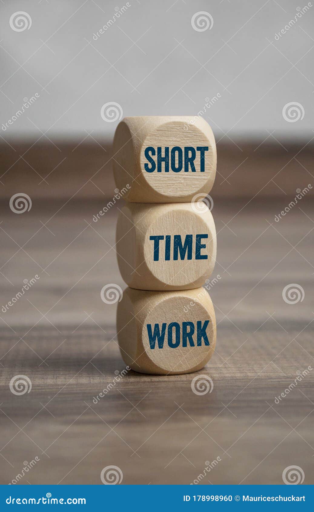 Tower Made of Cubes and Dice on a Laptop Keyboard with Short Time Work ...