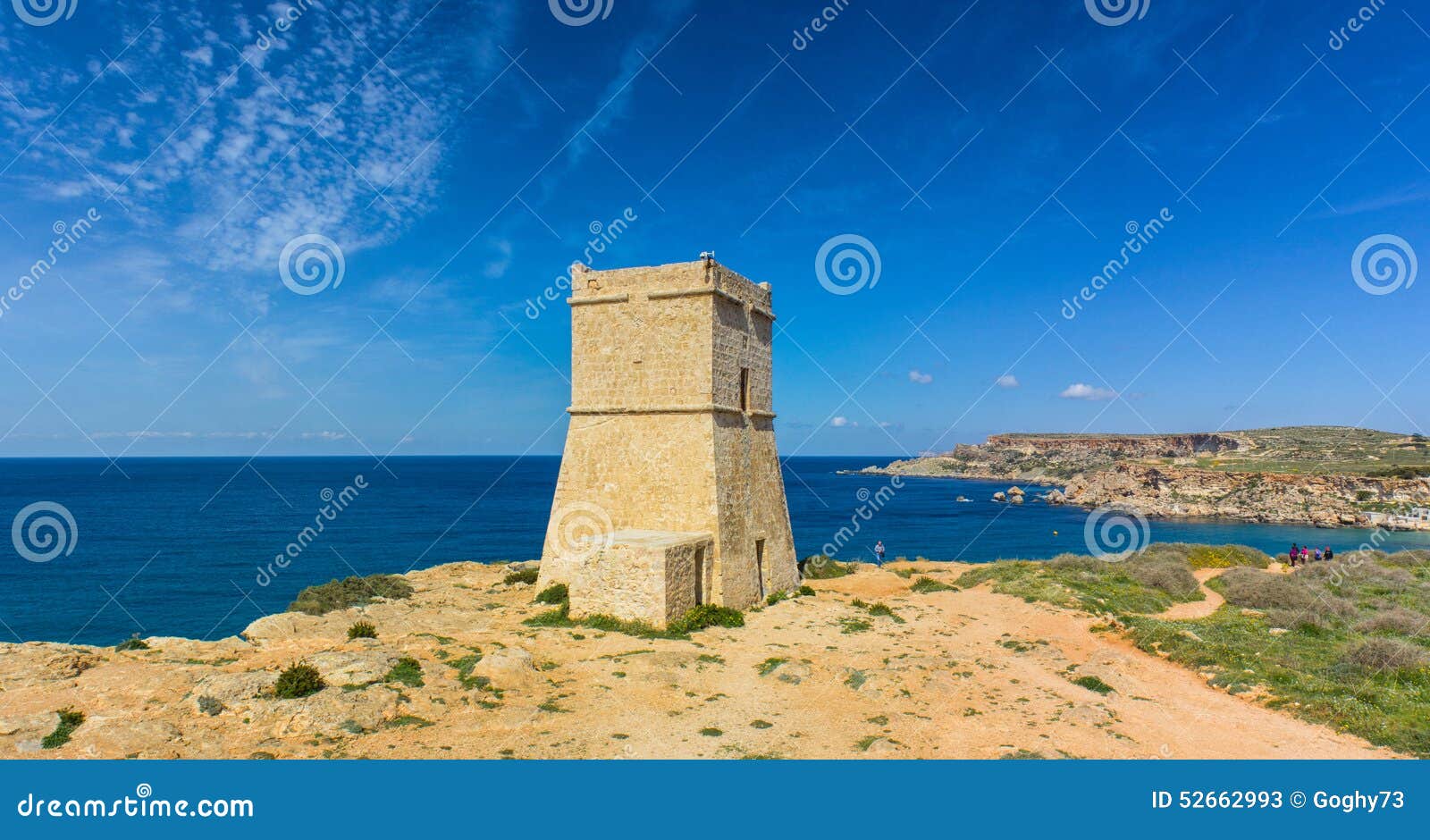 Tower in Malta stock image. Image of blue, european, malta - 52662993
