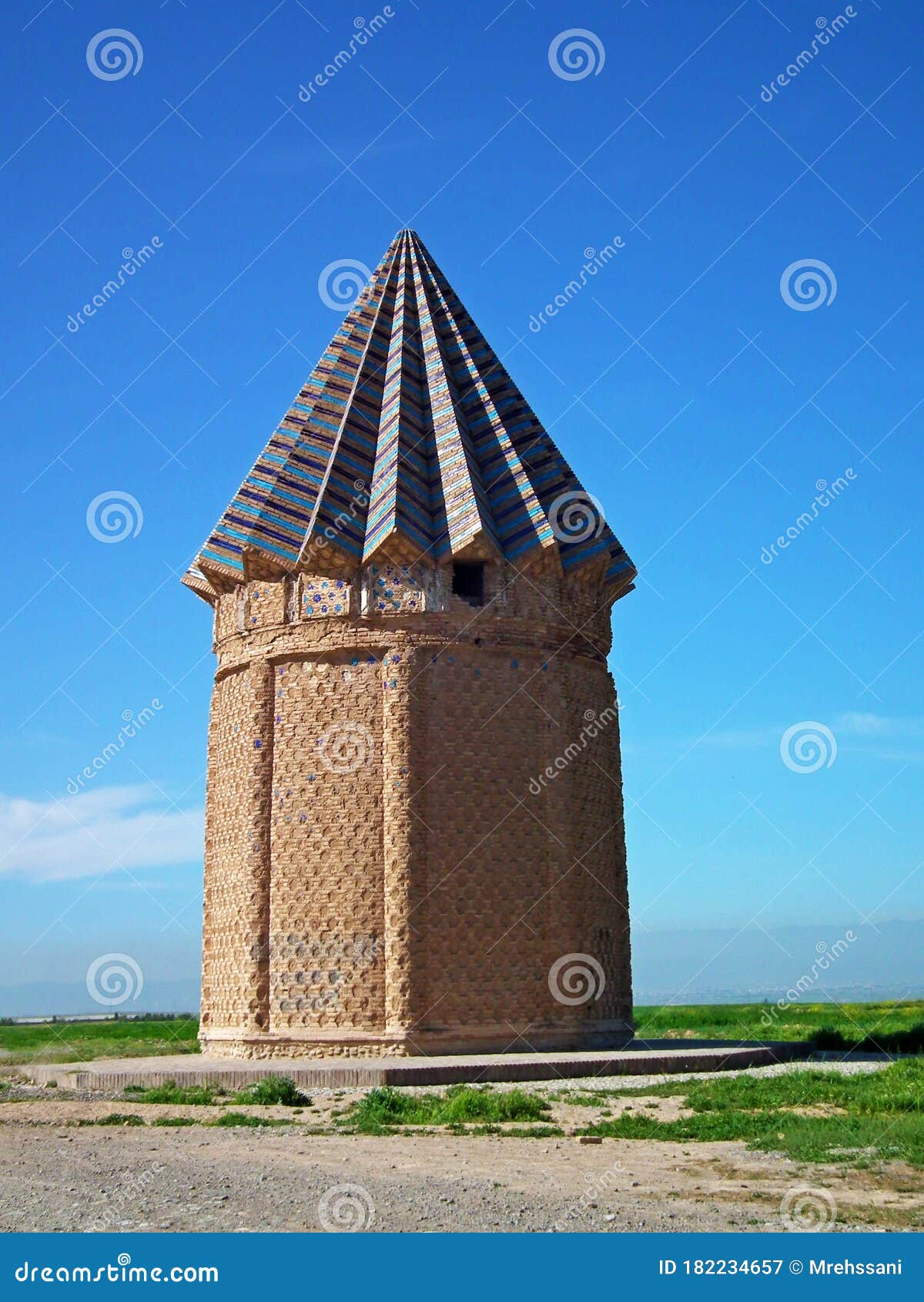 Akhangan Historical Tower , Mashhad , Iran Stock Image - Image of ...
