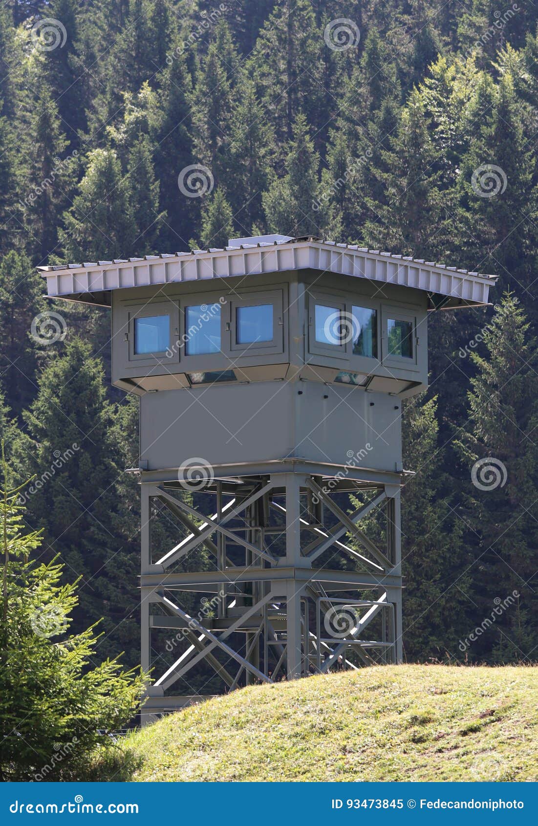 Tower of a Military Camp for the Supervision of the Area Stock Image ...