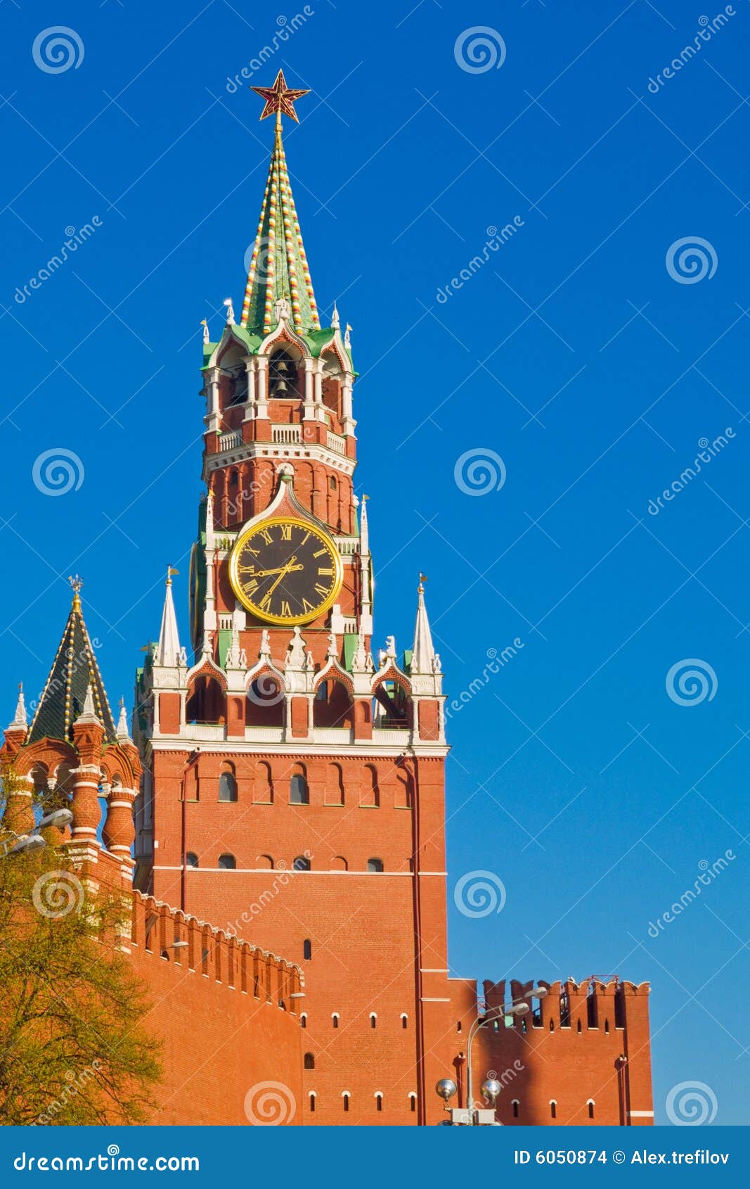 Tower of Moscow Cremlin stock photo. Image of history - 6050874