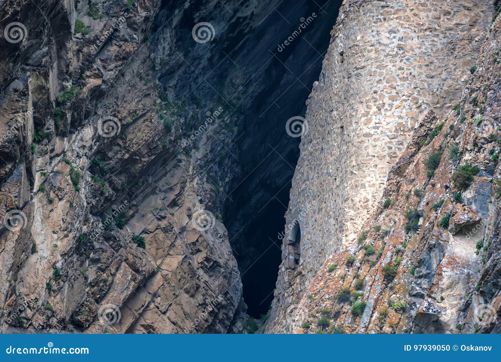 Tower in Mountains of Ossetia Stock Photo - Image of rural, alania ...