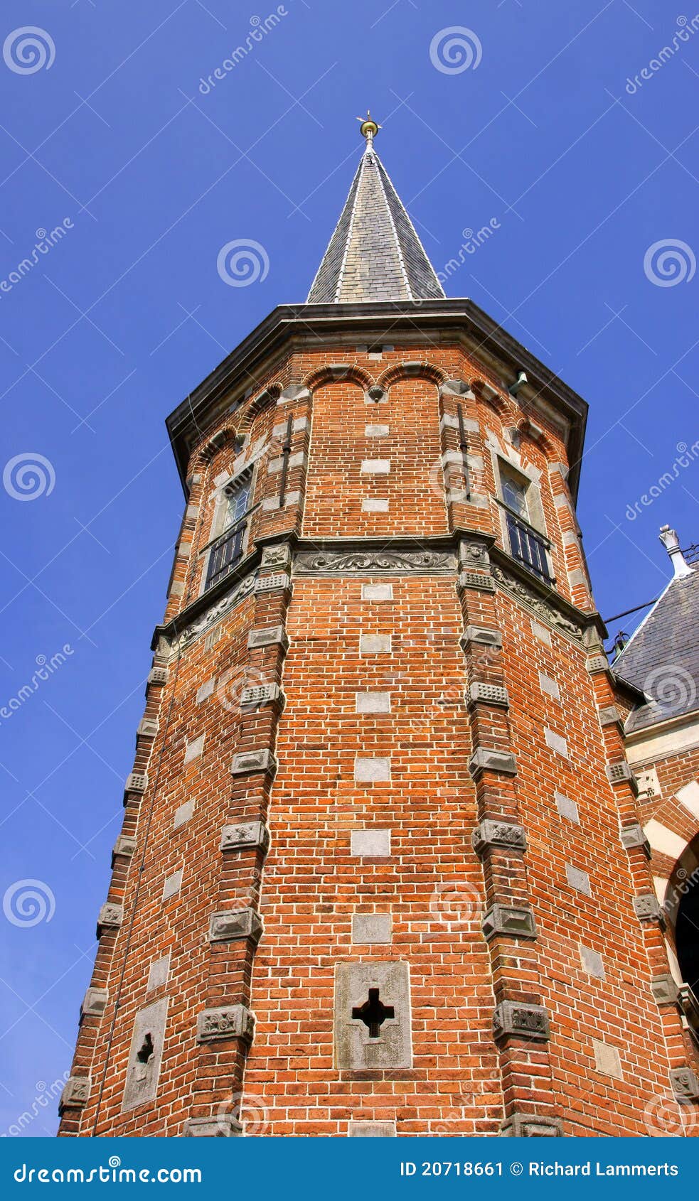 Tower in the netherlands stock image. Image of european - 20718661