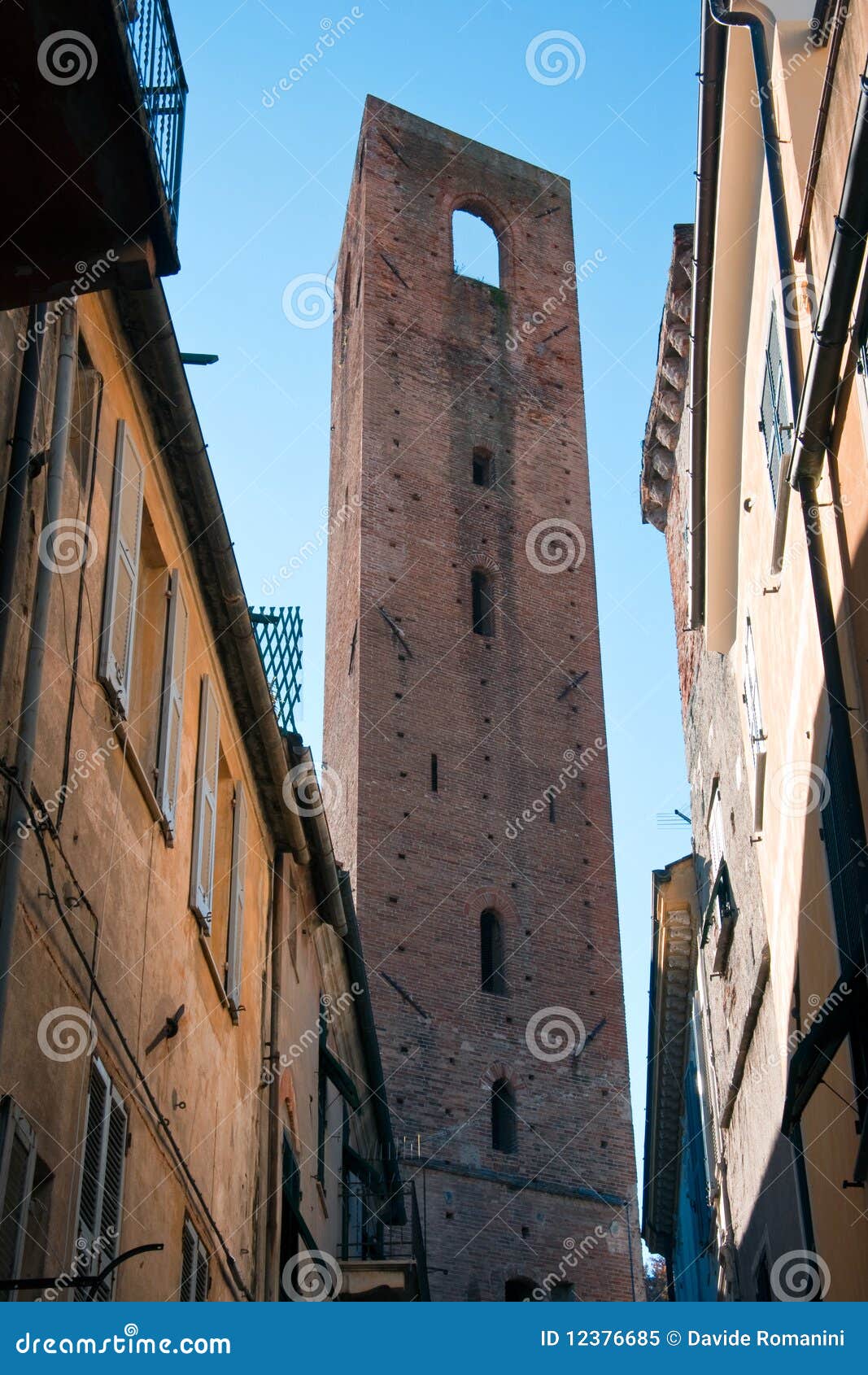 A tower of Noli stock image. Image of clock, scallops - 12376685