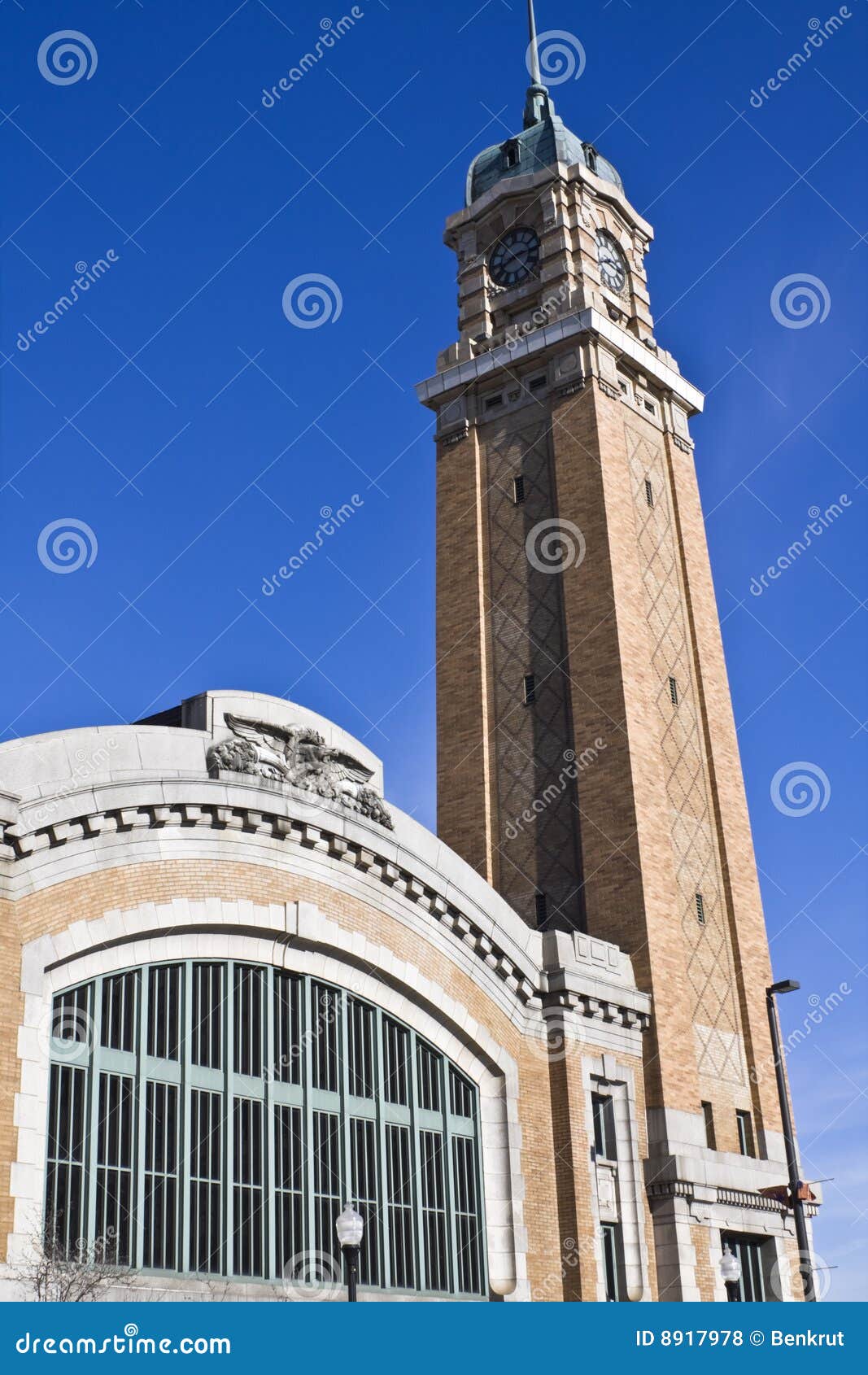 Tower in Ohio City stock photo. Image of business, illuminated - 8917978