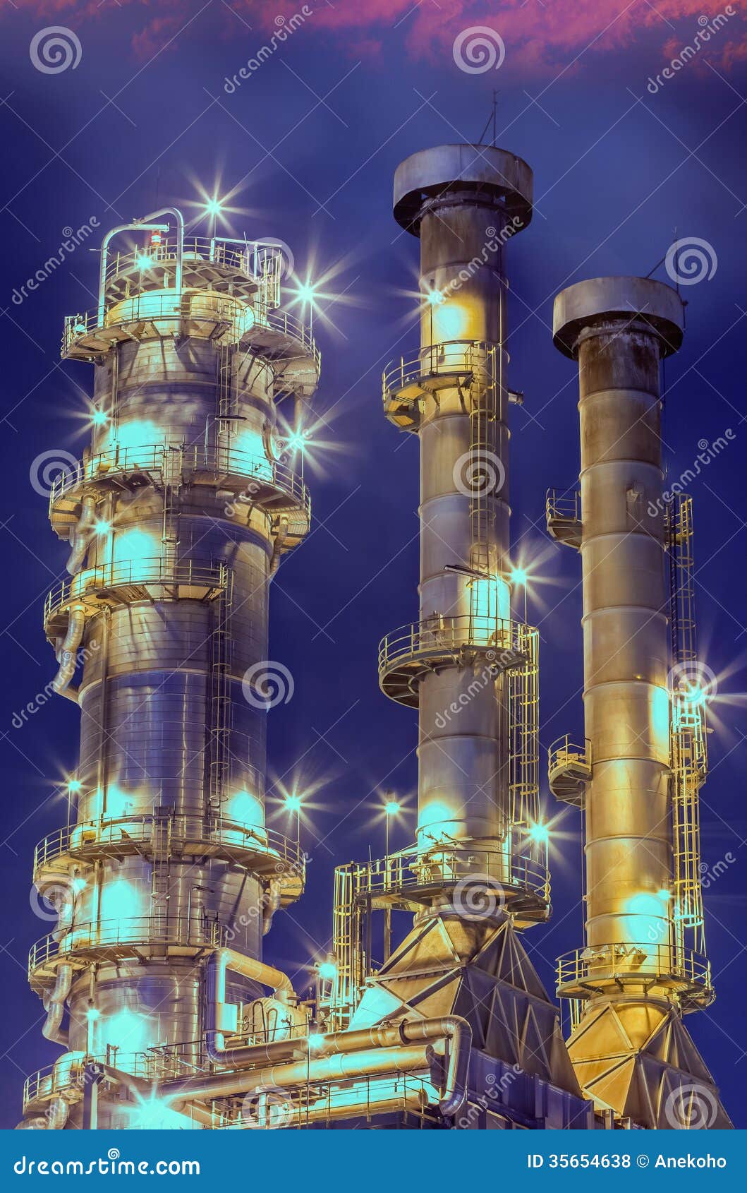 The tower stock photo. Image of production, pipeline - 35654638