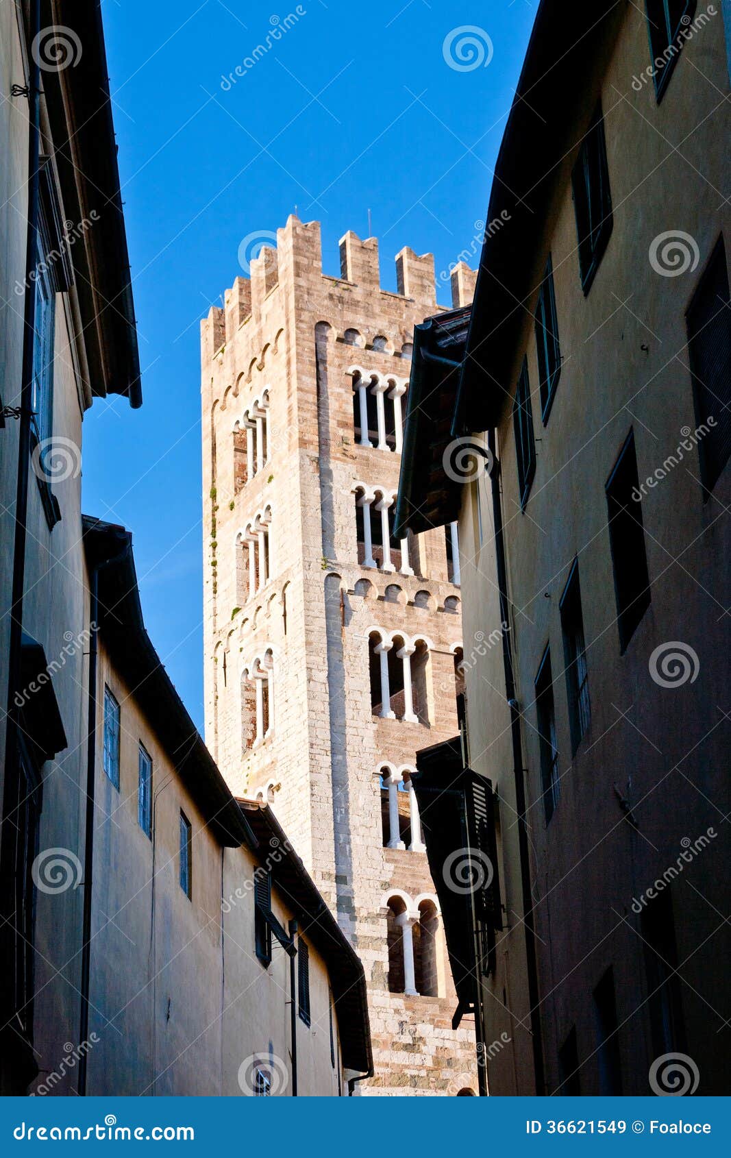 Tower stock image. Image of medieval, wall, italy, lucca - 36621549