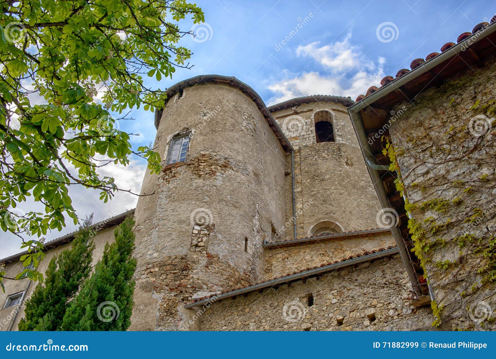 Tower of an Old Castle in France Stock Image - Image of architecture ...