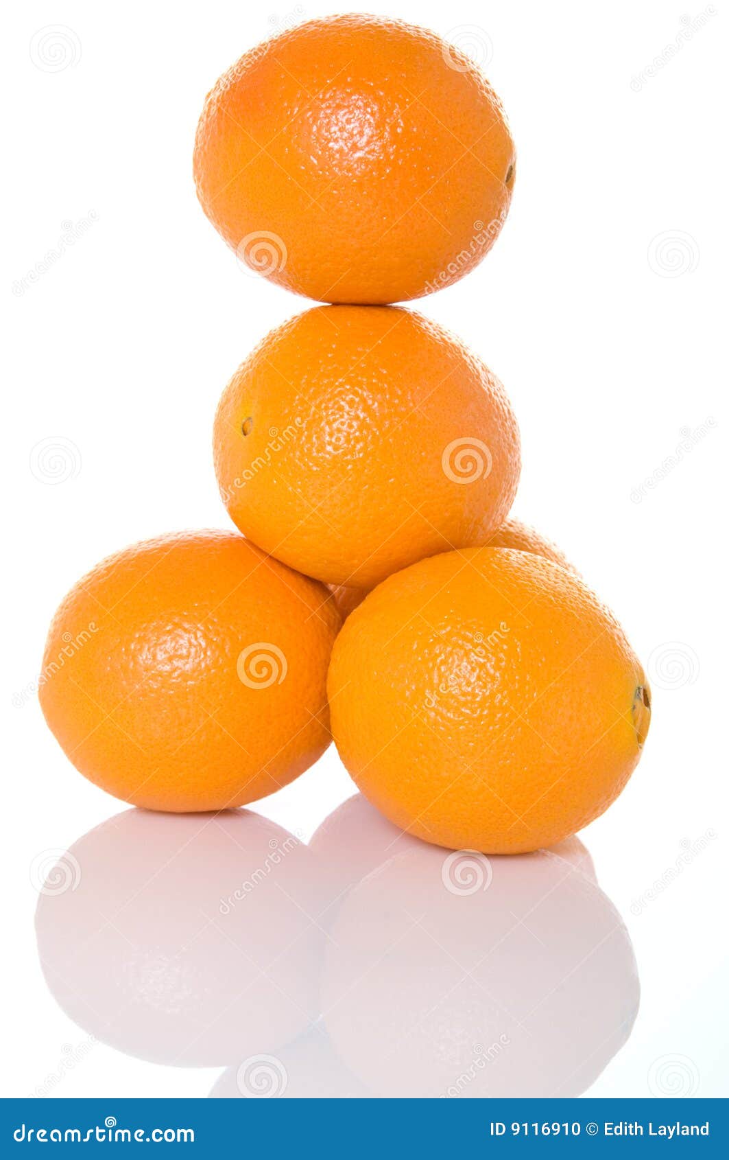 Tower of Oranges stock photo. Image of vibrant, vertical - 9116910