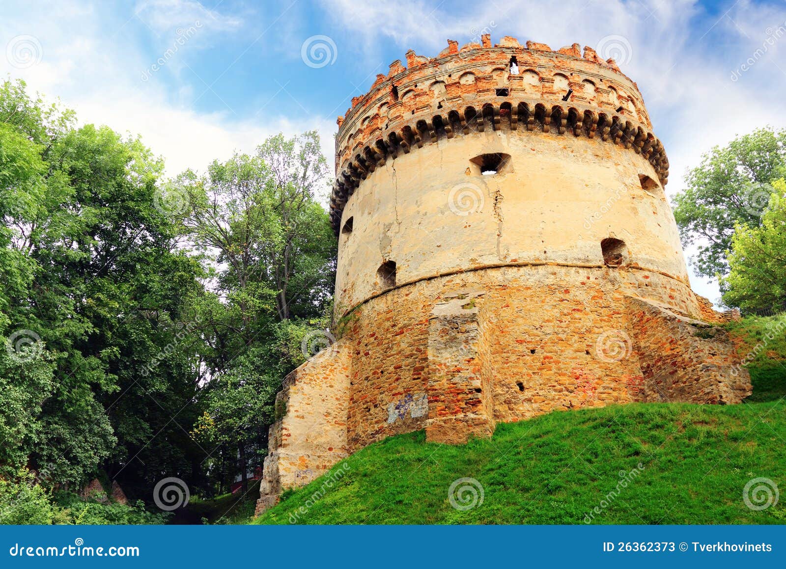 Tower in Ostrog stock image. Image of ostrog, building - 26362373