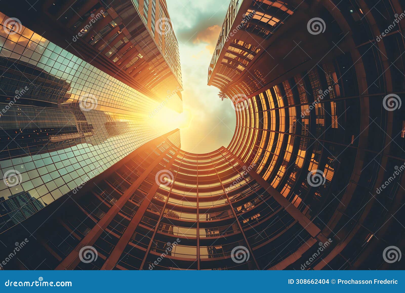 Tower Perspective, AI Generated Stock Photo - Image of tower ...