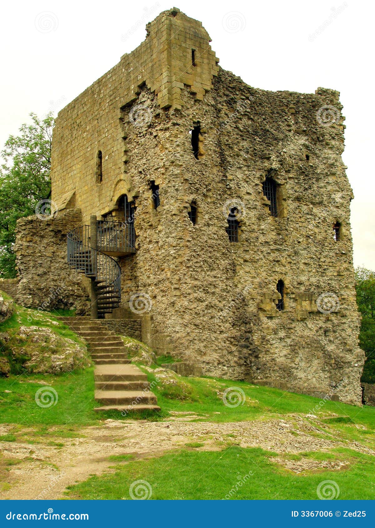Tower Of Peveril Castle Picture. Image: 3367006