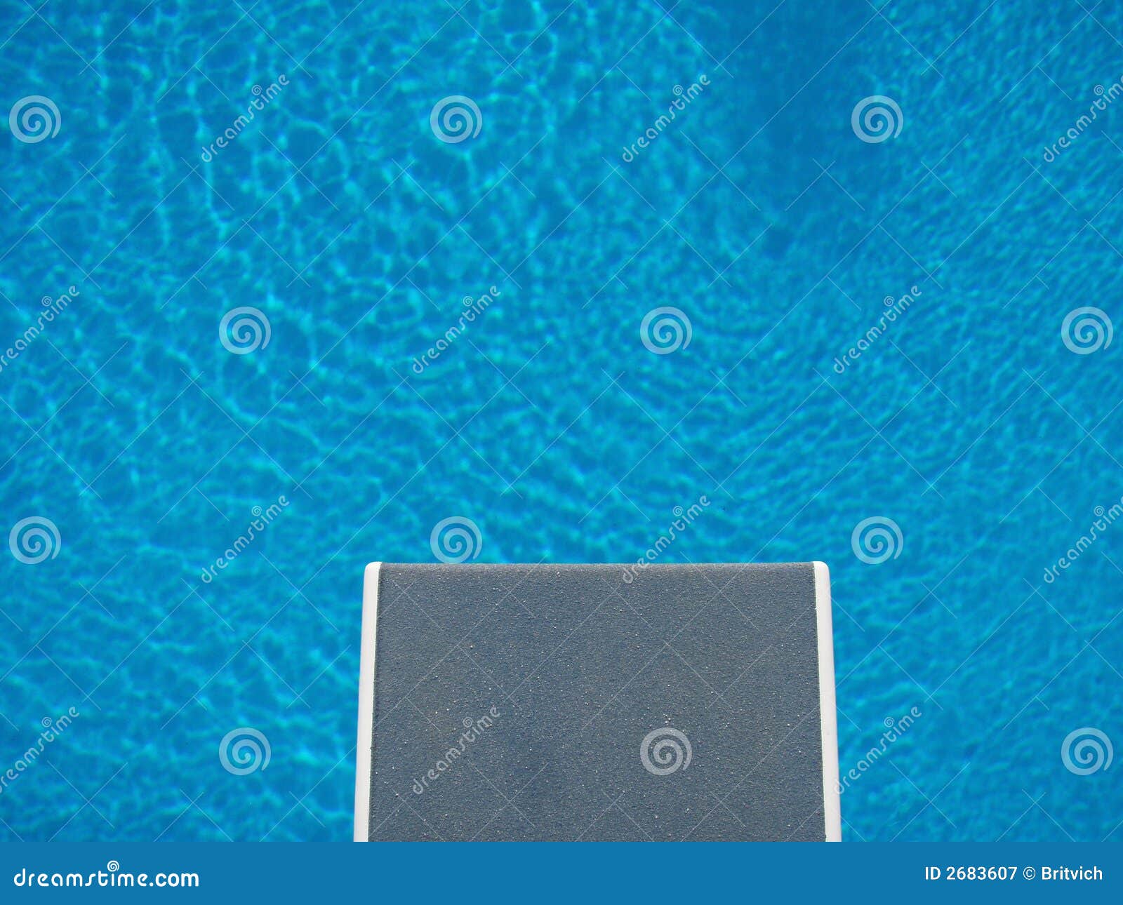 Tower in the pool stock image. Image of swimming, tile - 2683607