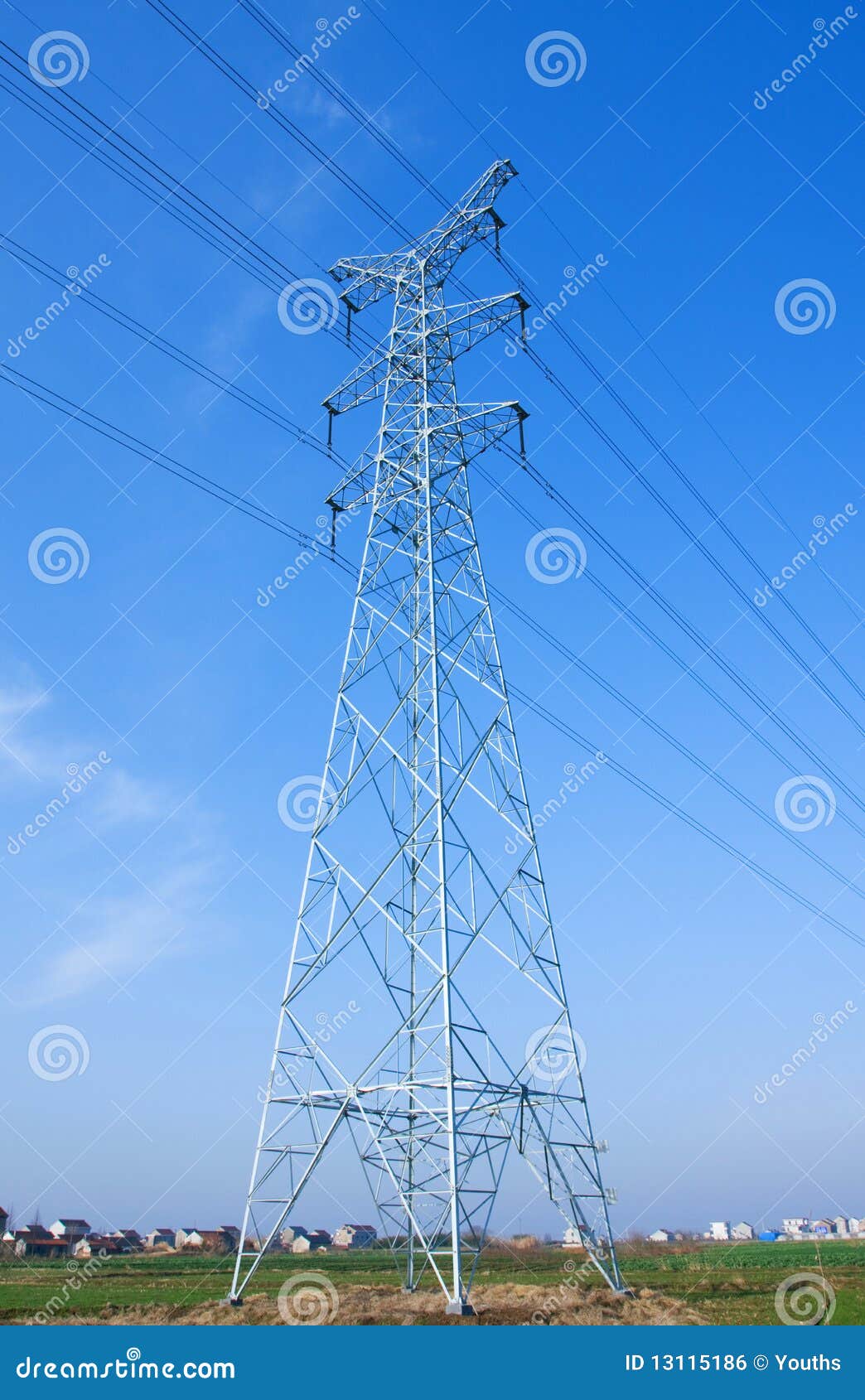 Tower of power stock photo. Image of homes, banker, cloudy - 13115186