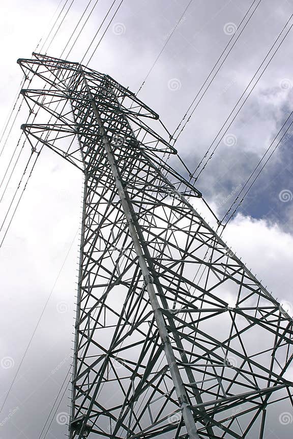 Tower of Power stock image. Image of tower, wires, electricity - 73981
