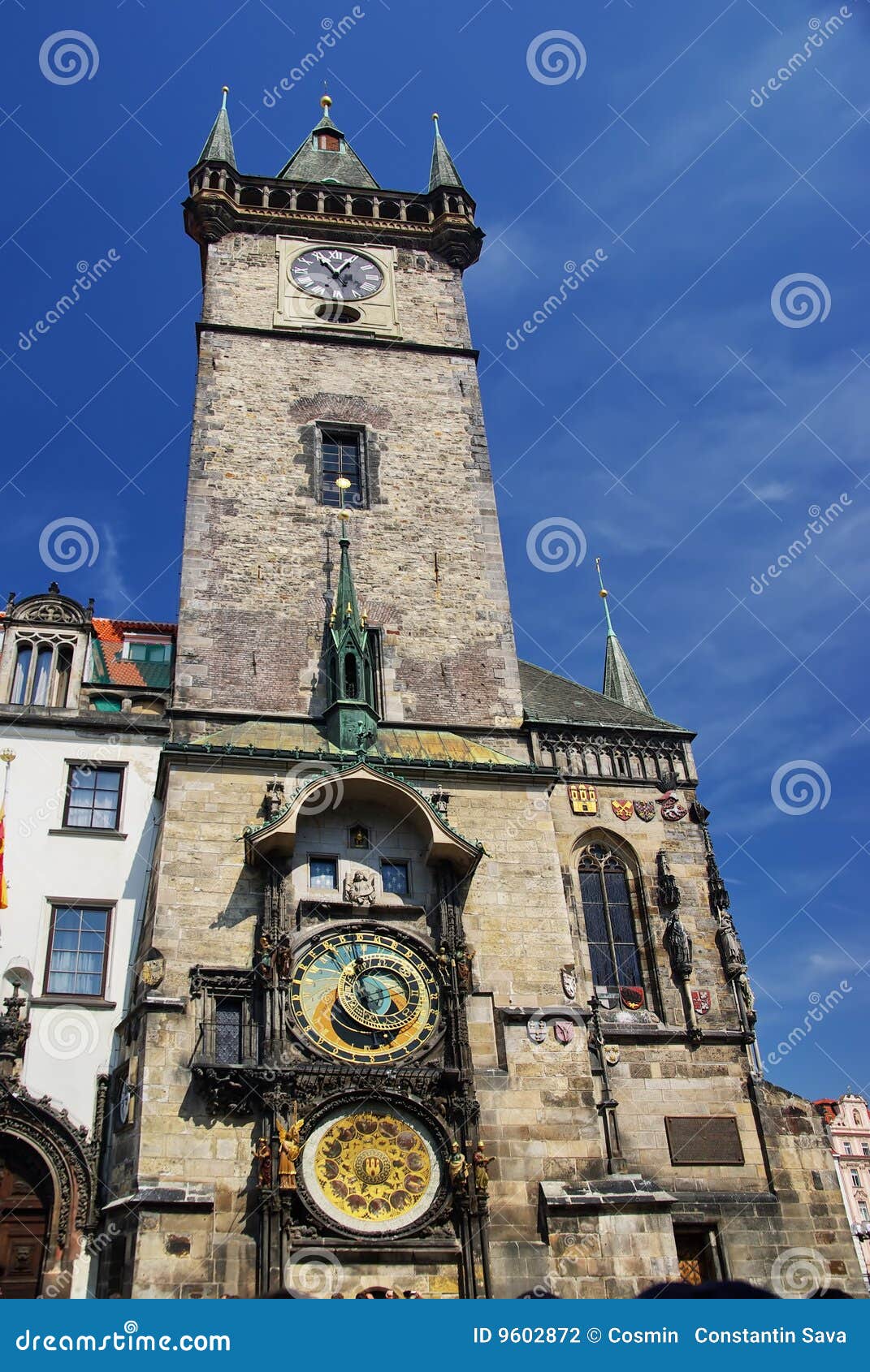 Tower in Prague stock photo. Image of buildings, beautiful - 9602872