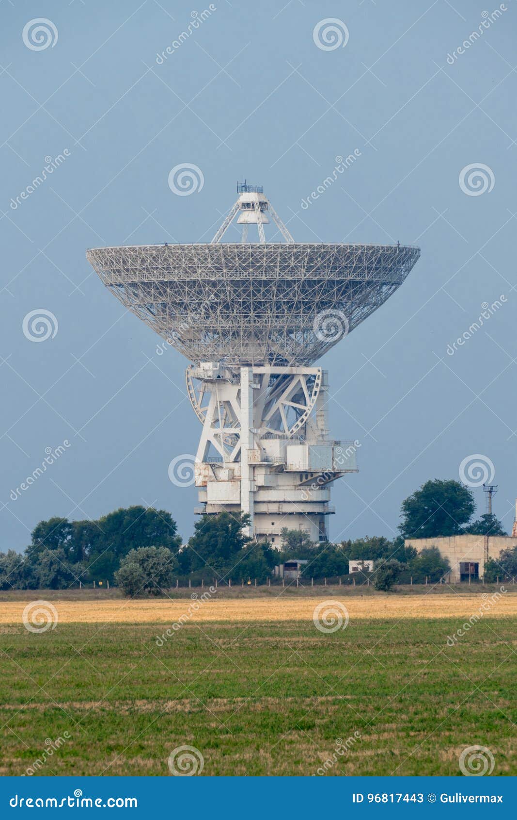 Tower with Radar Communication System Stock Image - Image of ...