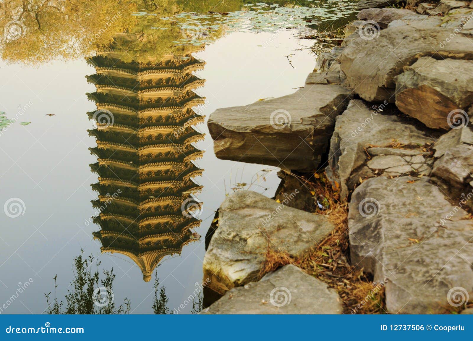 Tower reflection stock photo. Image of historic, tower - 12737506
