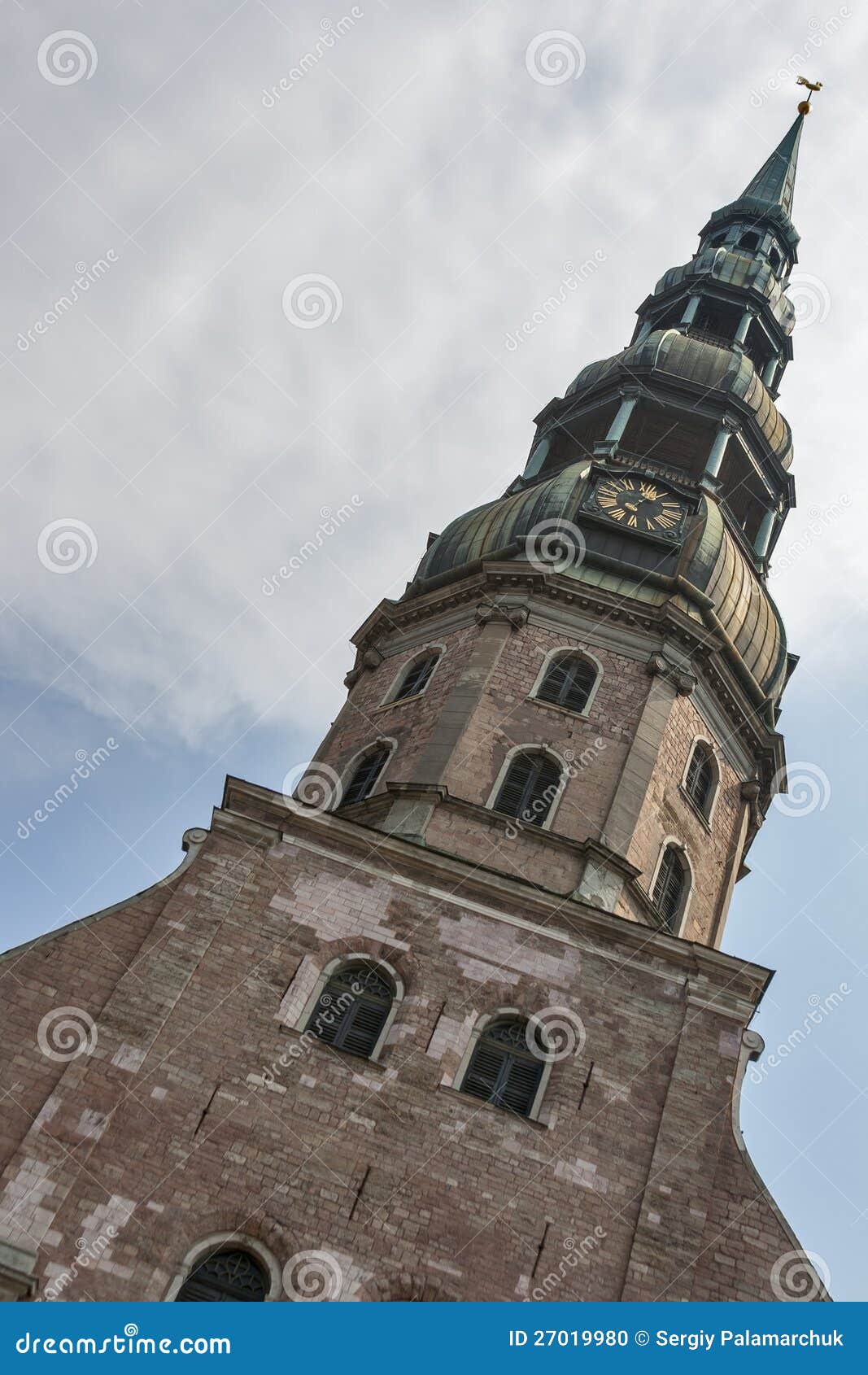 Tower of Riga Cathedral stock photo. Image of famous - 27019980