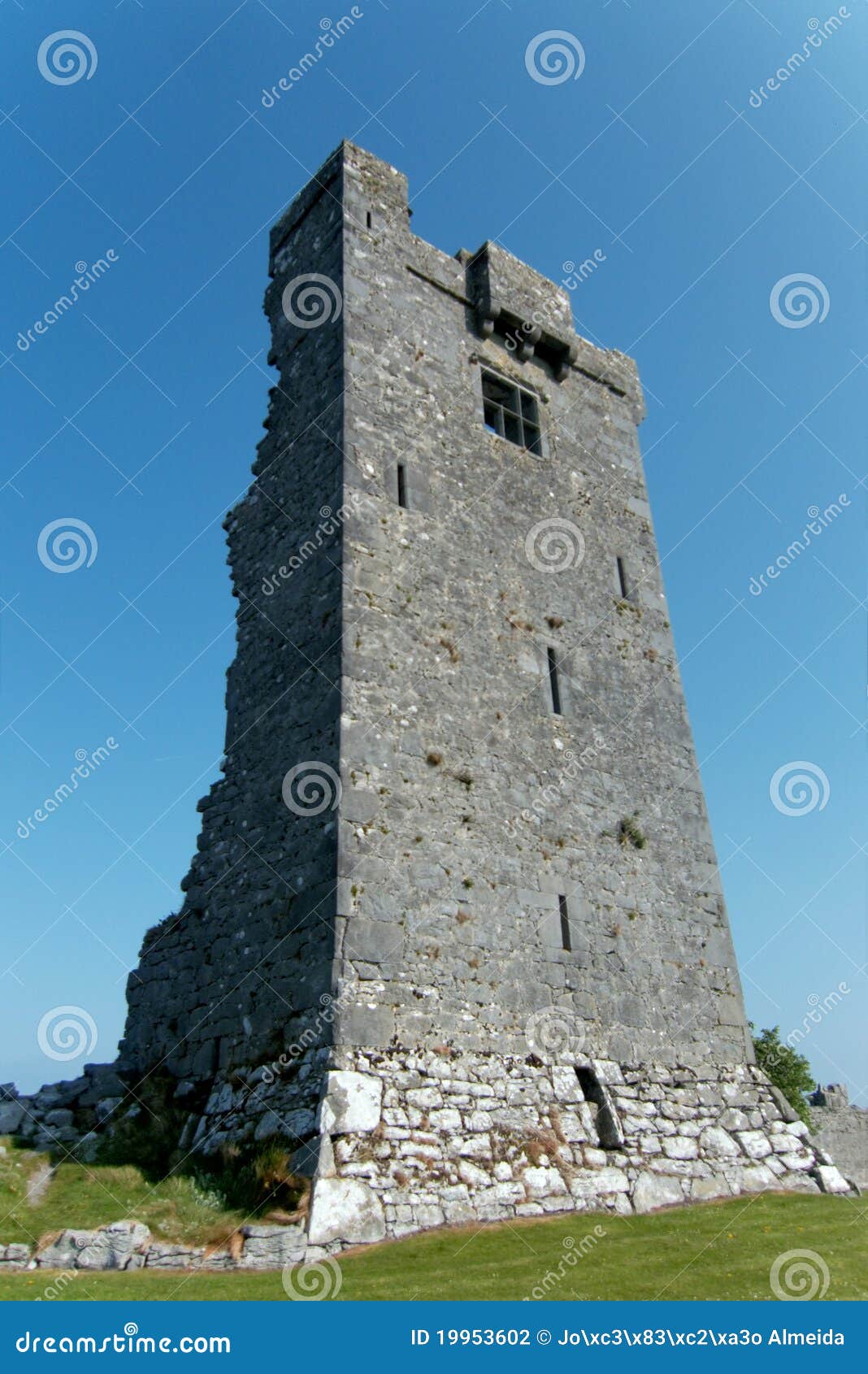 Tower in ruins stock photo. Image of landmark, stone - 19953602
