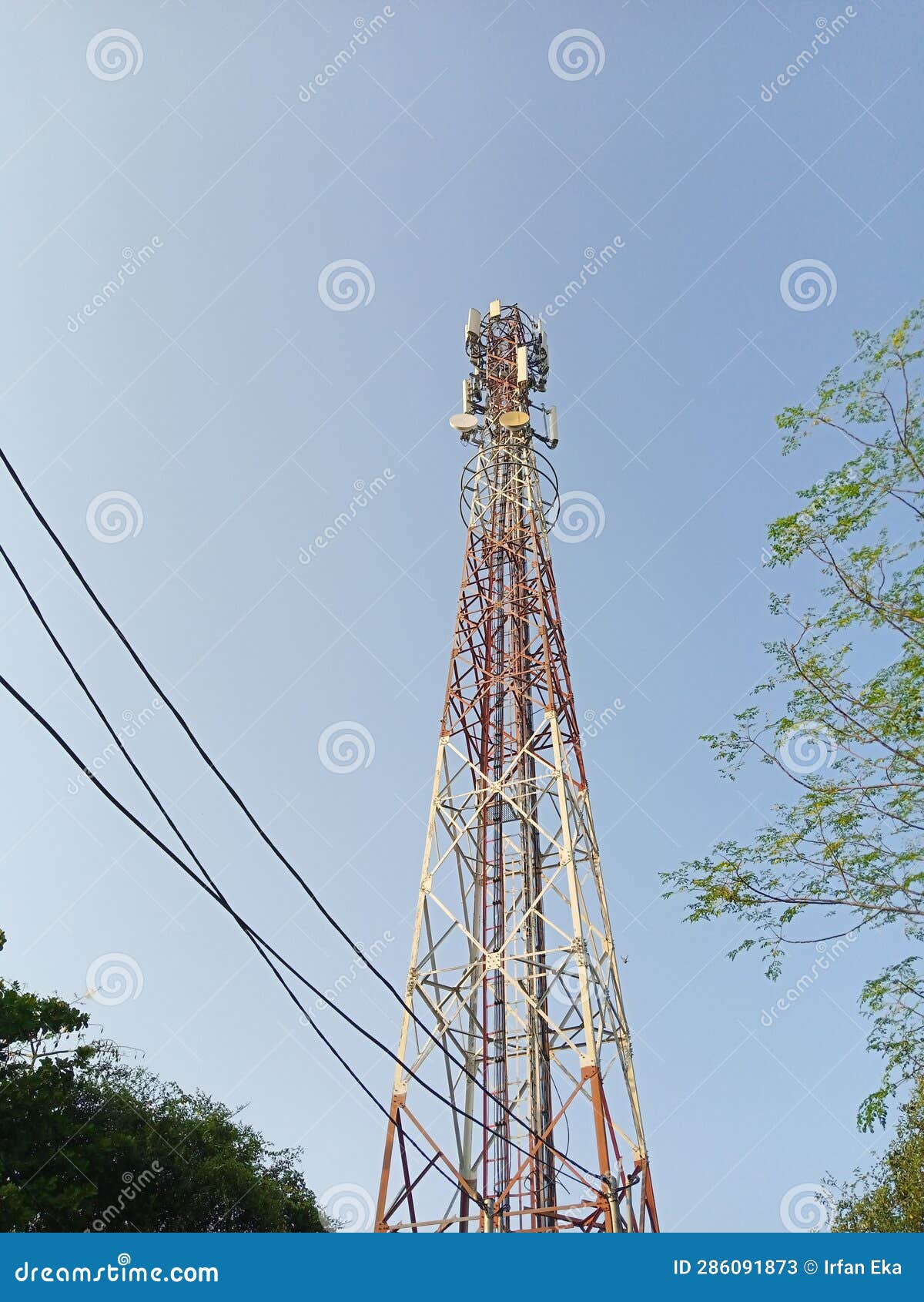 Tower Satelite Internet Provider Stock Image - Image of provider ...