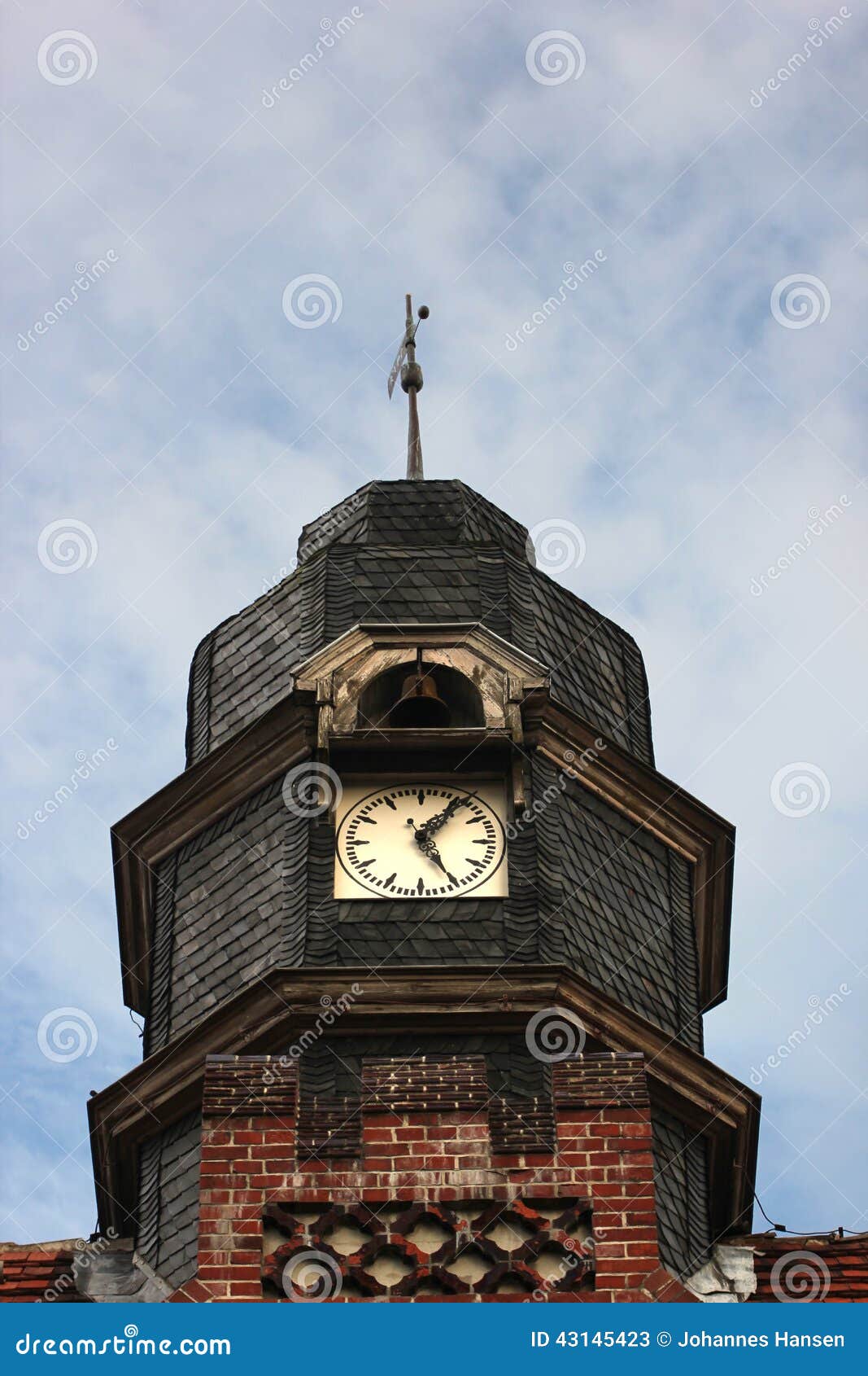Tower of School Building stock image. Image of colors - 43145423