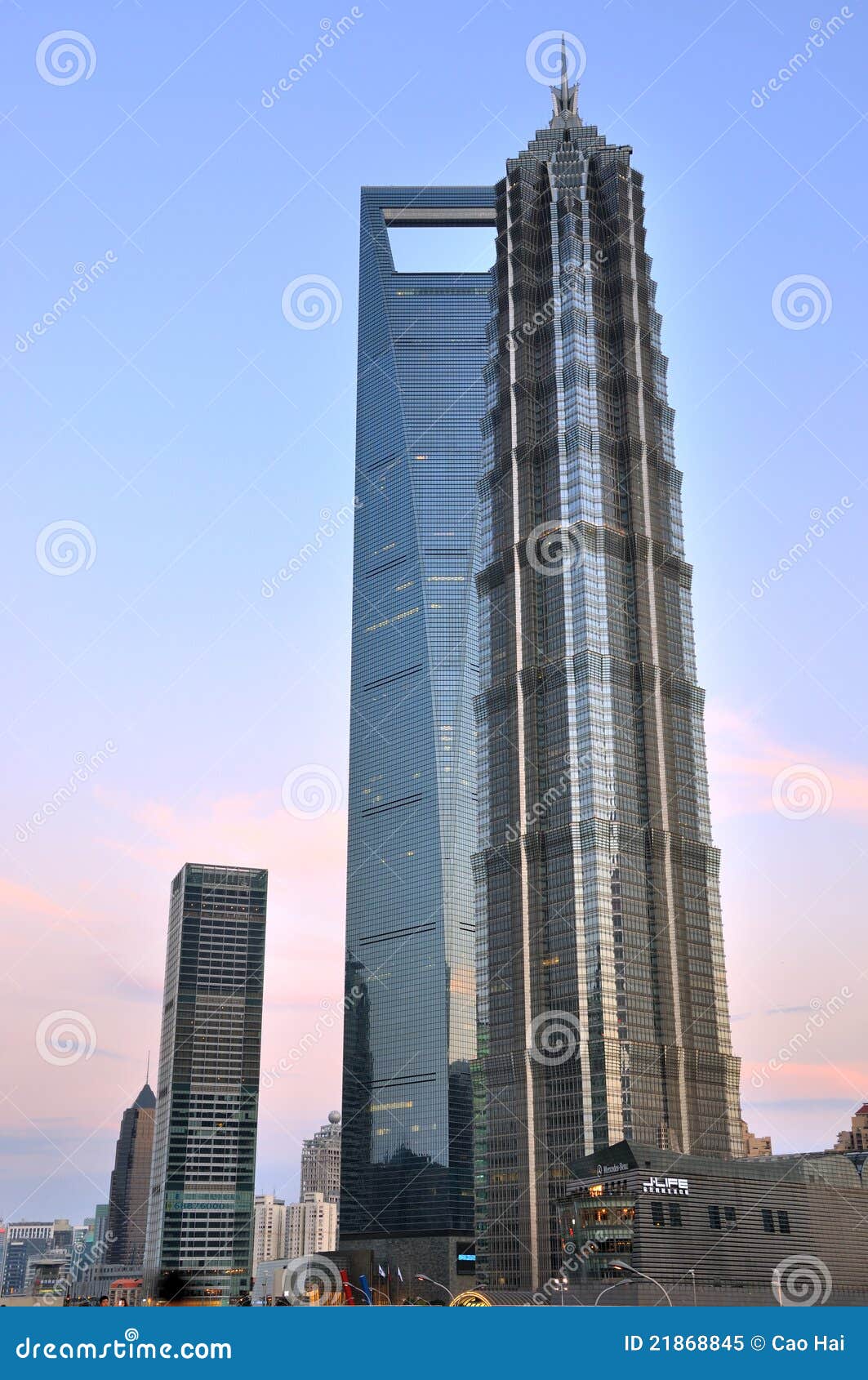 Tower in Shanghai Center Commercial Area Editorial Image - Image of ...