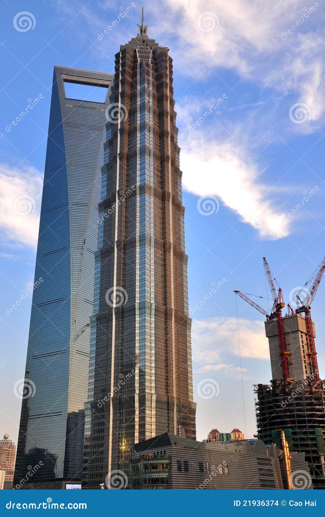 Tower in Shanghai Financial Center Stock Photo - Image of chinese ...